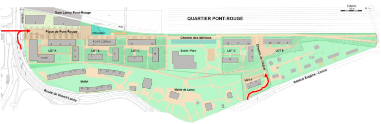 Accès - Quartier Pont-Rouge